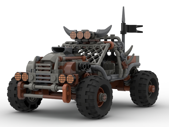 Post apocalyptic survival off-road buggy from BrickLink Studio [BrickLink]