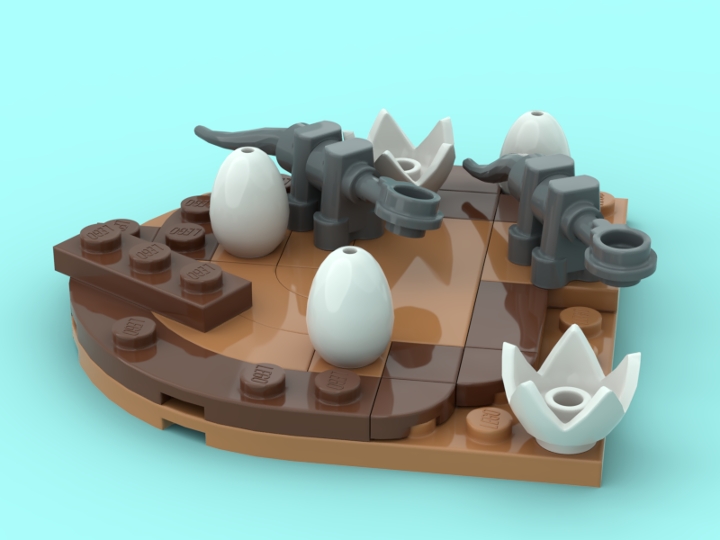Hatching Baby Dinosaurs from BrickLink Studio [BrickLink]