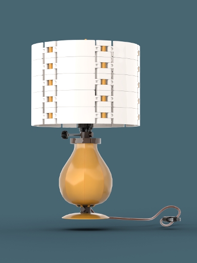 Table Lamp from BrickLink Studio [BrickLink]
