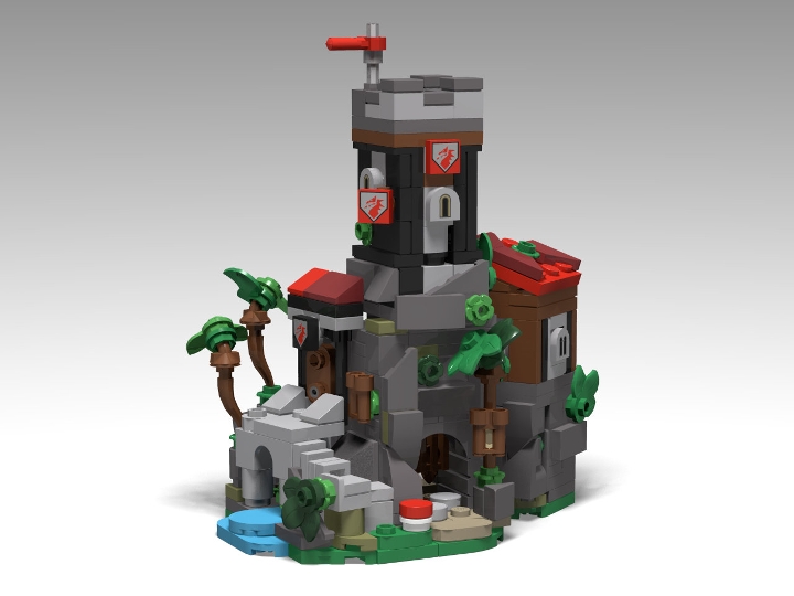 Mini Outlaw Forest Den from BrickLink Studio [BrickLink]