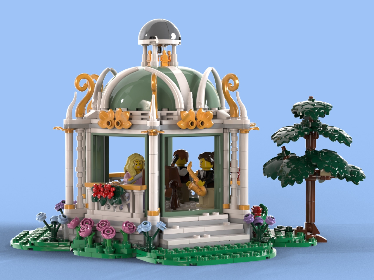 [Fancy Gazebo] [BrickLink]