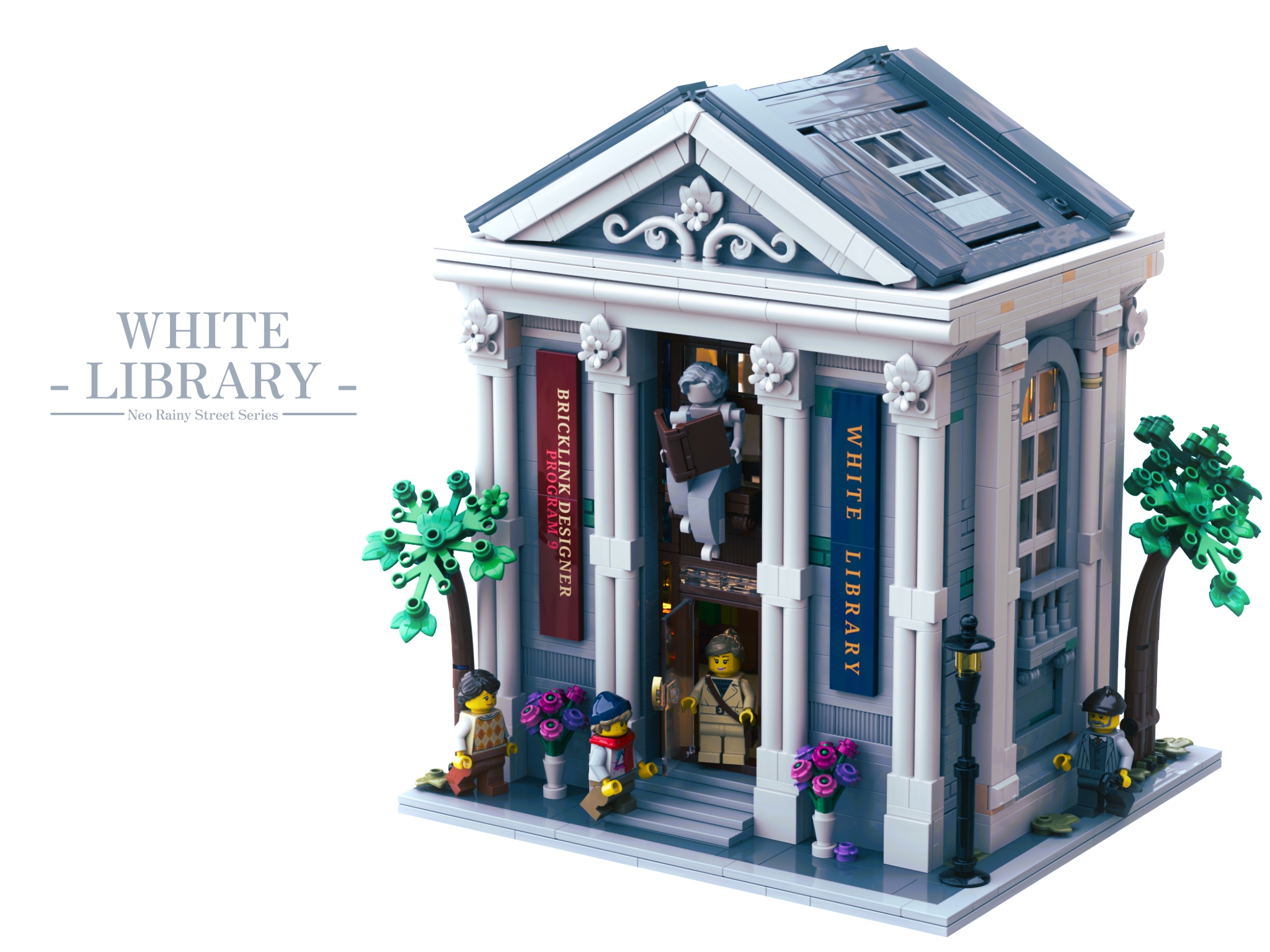 [WHITE LIBRARY] [BrickLink]