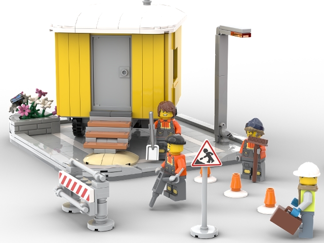 [Site Hut Workers and Recources] [BrickLink]