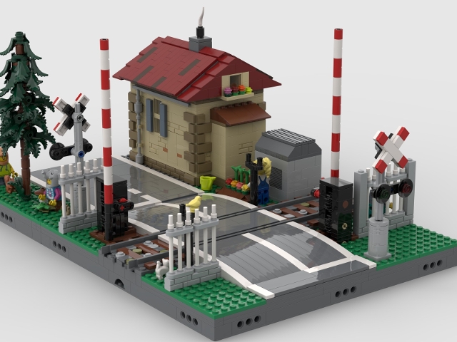 [Train Level crossing] [BrickLink]