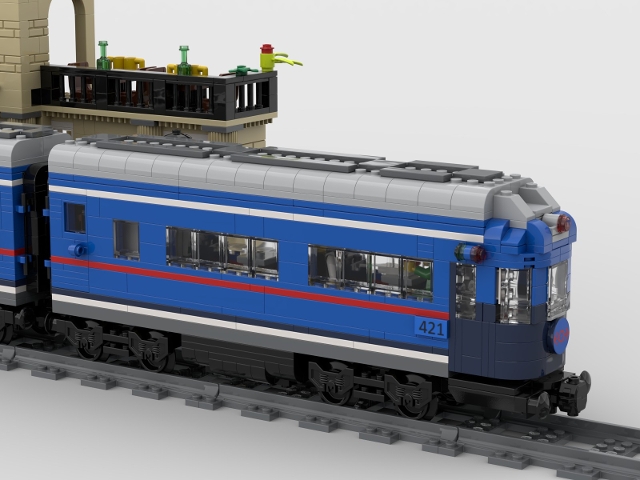 [Blue Moonlight Train in Brick City Station] [BrickLink]