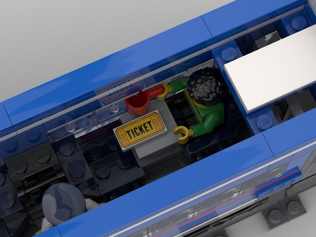 [Blue Moonlight Train in Brick City Station] [BrickLink]