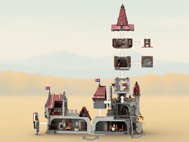 [Brick Monarch's Castle] [BrickLink]