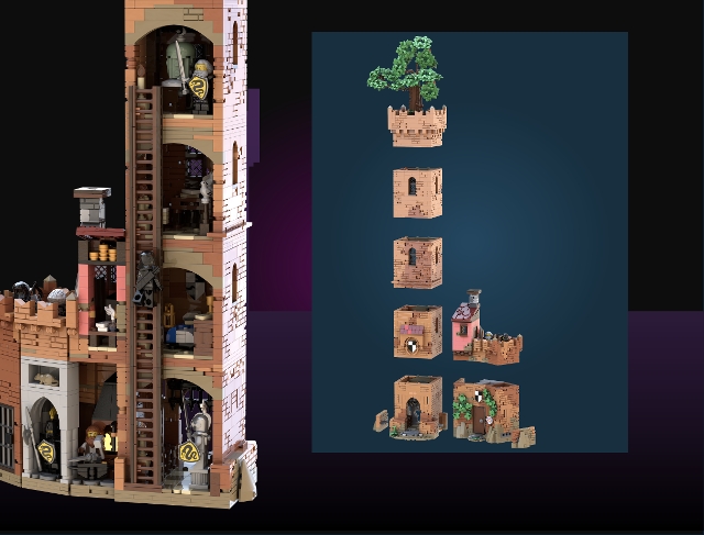 [Nightstone Citadel watchtower] [BrickLink]