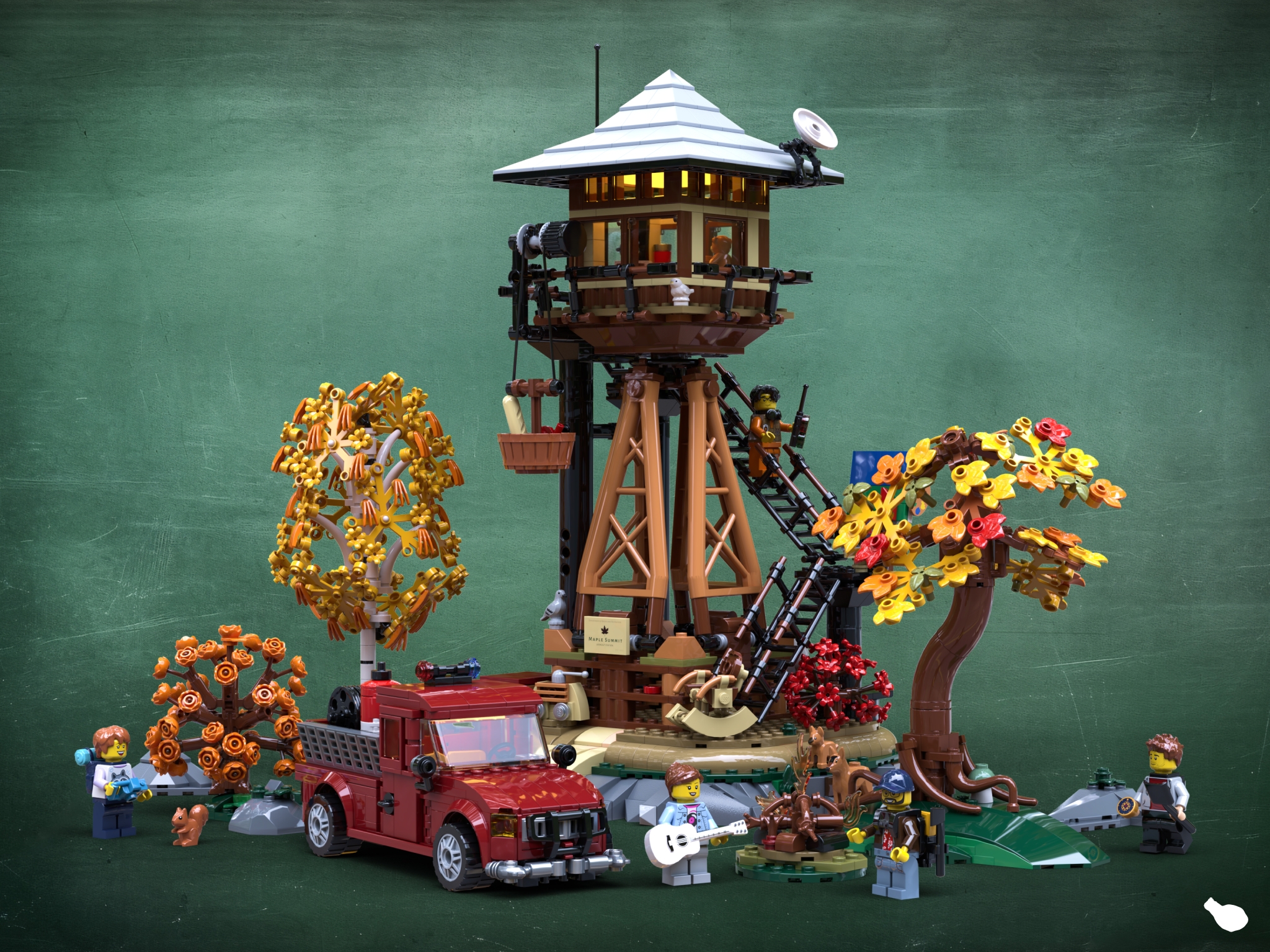 [Wildfire Lookout] [BrickLink]