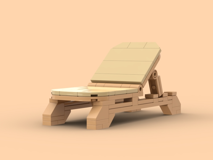Icons: Modular Outdoor Lounge Chair from BrickLink Studio [BrickLink]