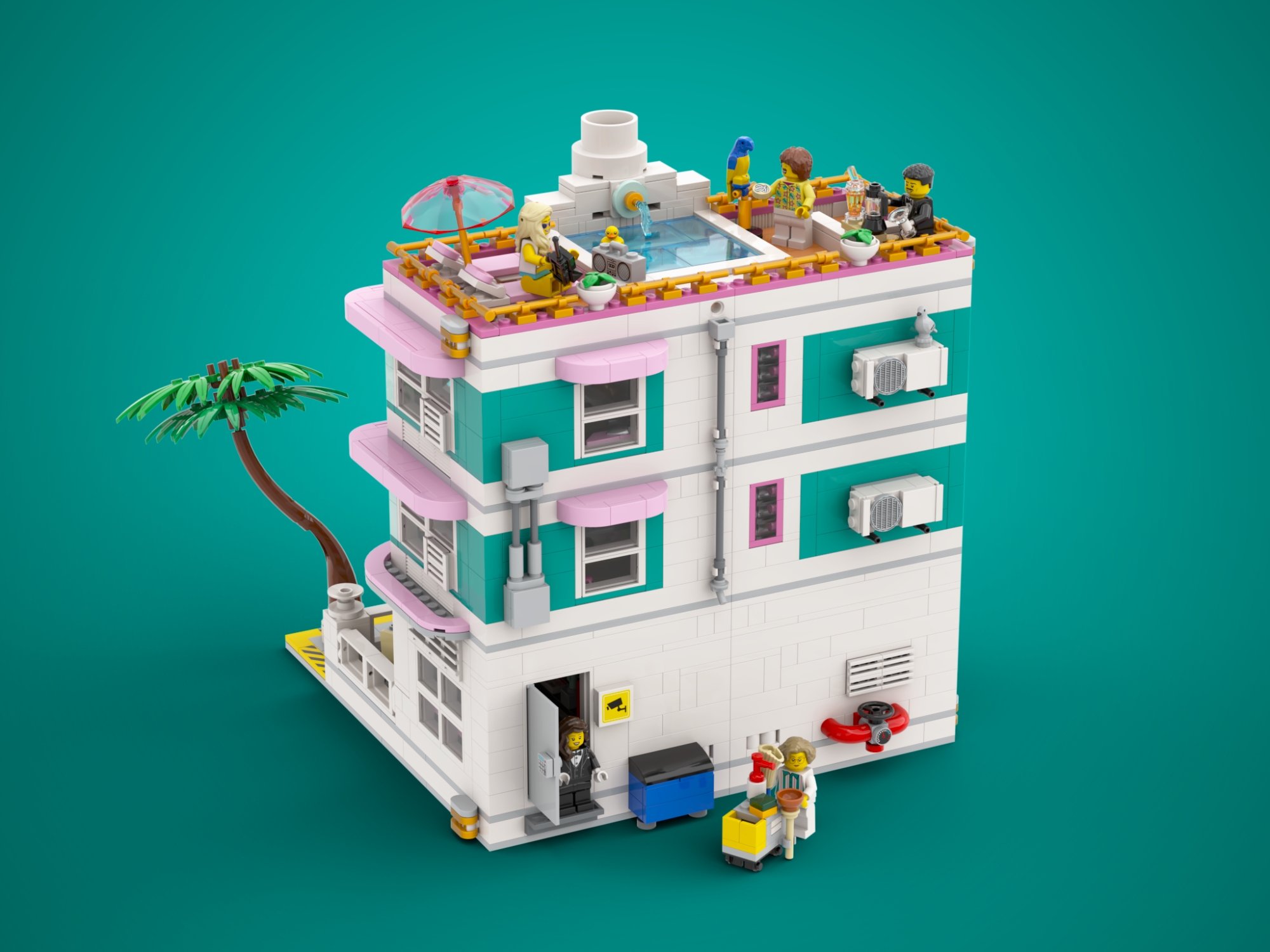 [The Sunset Hotel] [BrickLink]