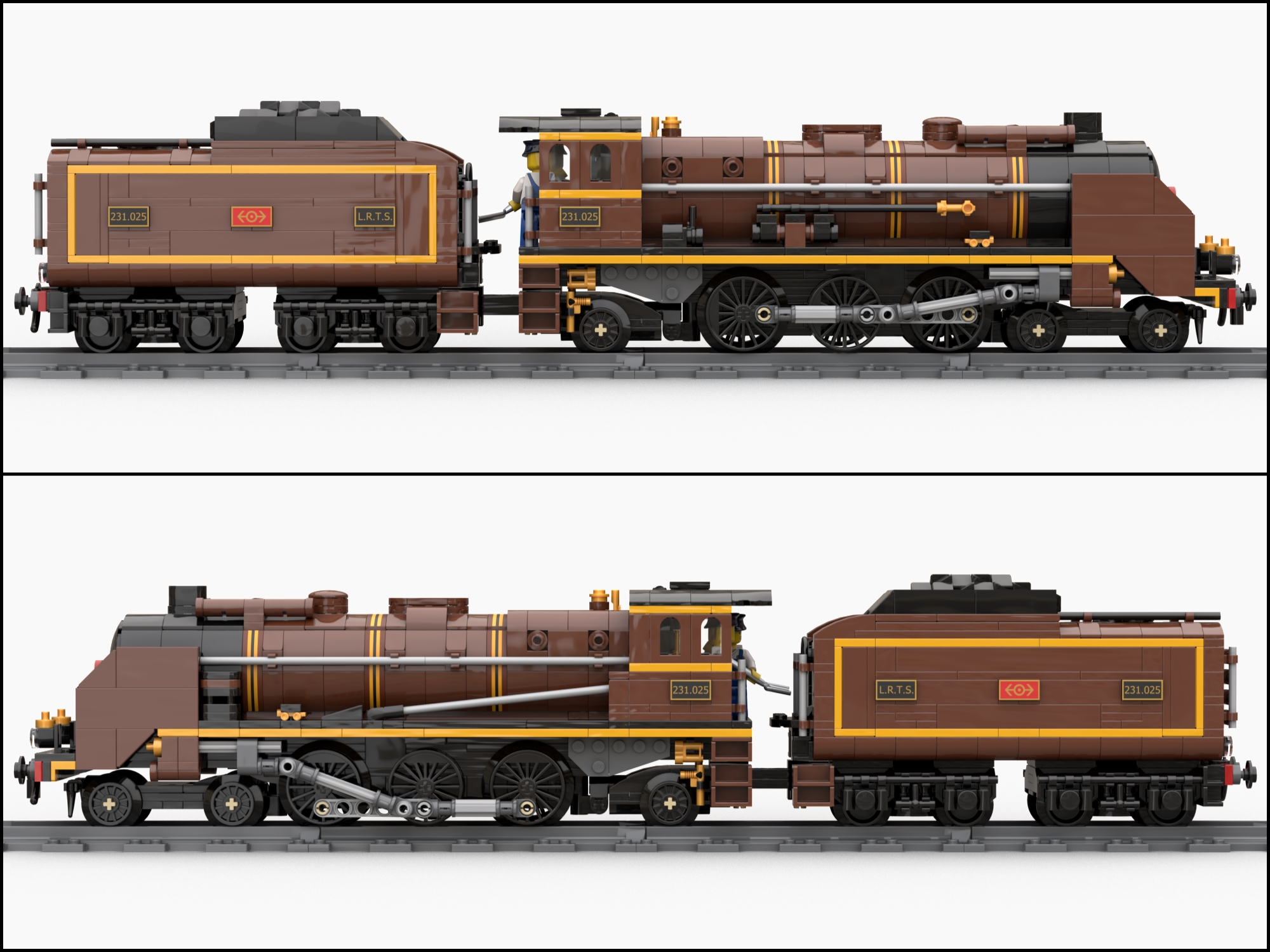 [European Steam Locomotive] [BrickLink]