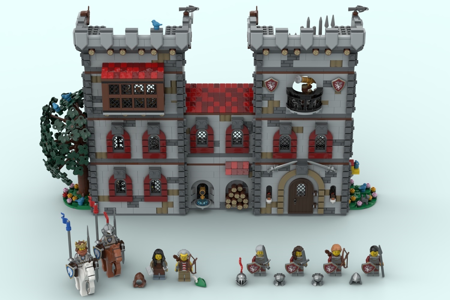 [Medieval Knight Castle Tower - The Tower of Scholars] [BrickLink]