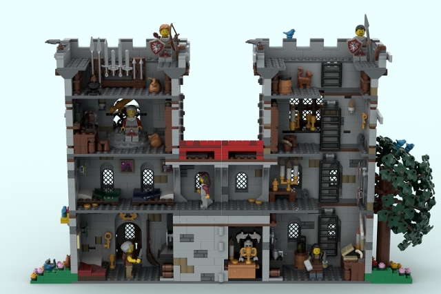 [Medieval Knight Castle Tower - The Tower of Scholars] [BrickLink]