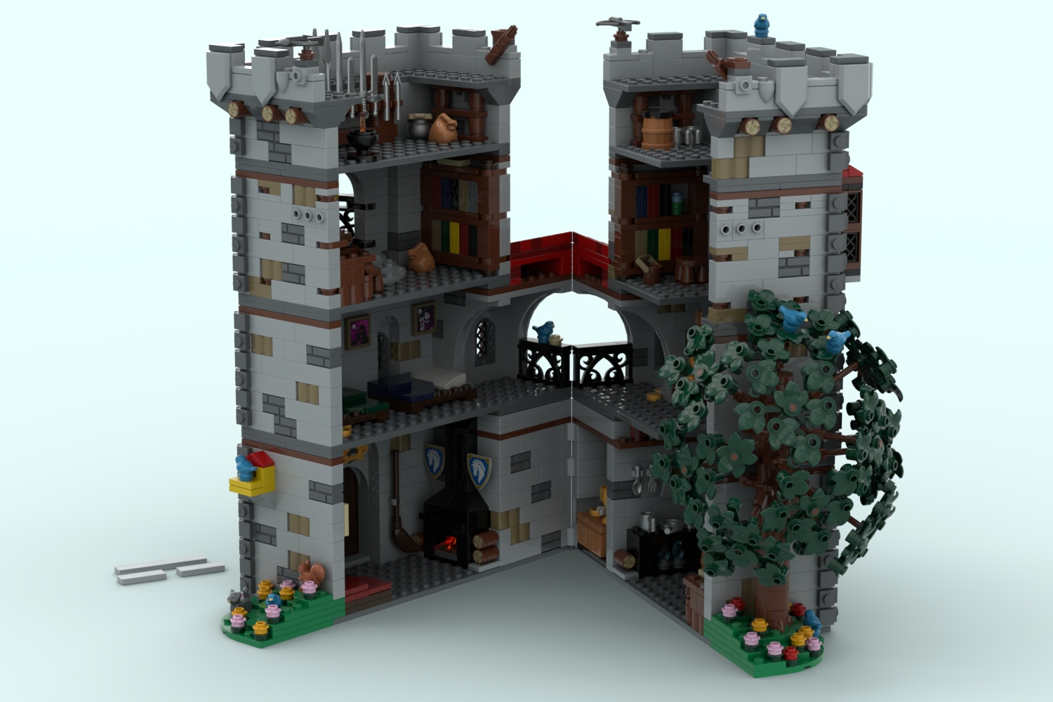 [Medieval Knight Castle Tower - The Tower of Scholars] [BrickLink]