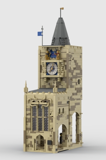 St Mary's Rye Front Door and Clocktower from BrickLink Studio [BrickLink]