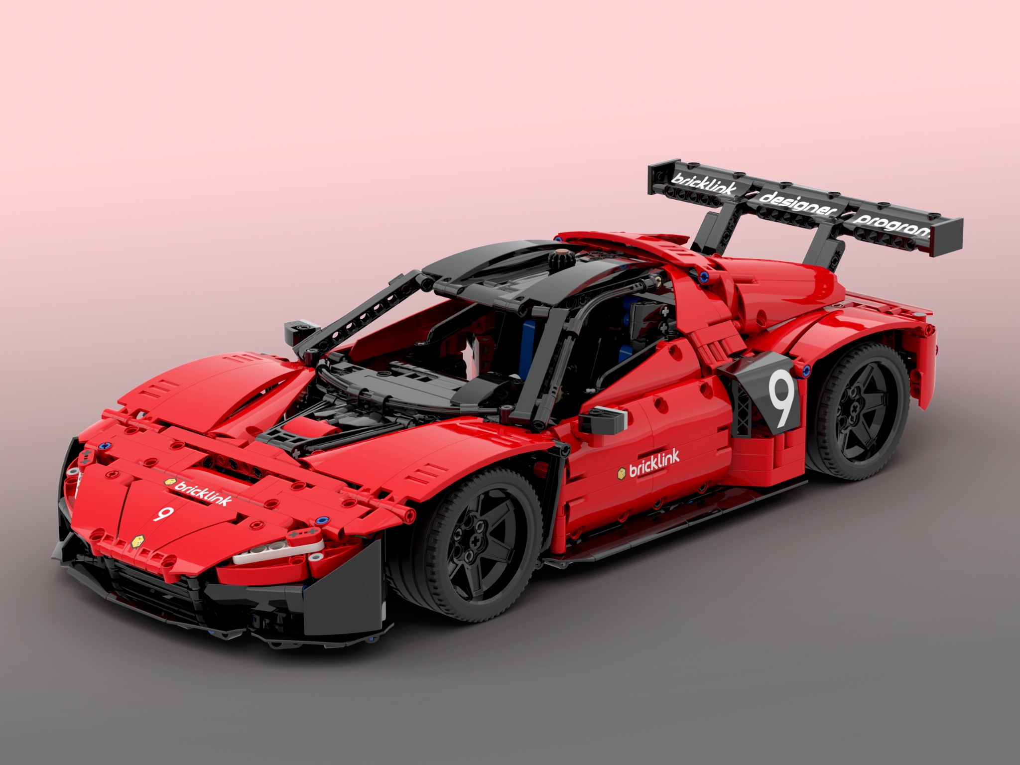 [Modern Racing Car 1:10 Scale] [BrickLink]