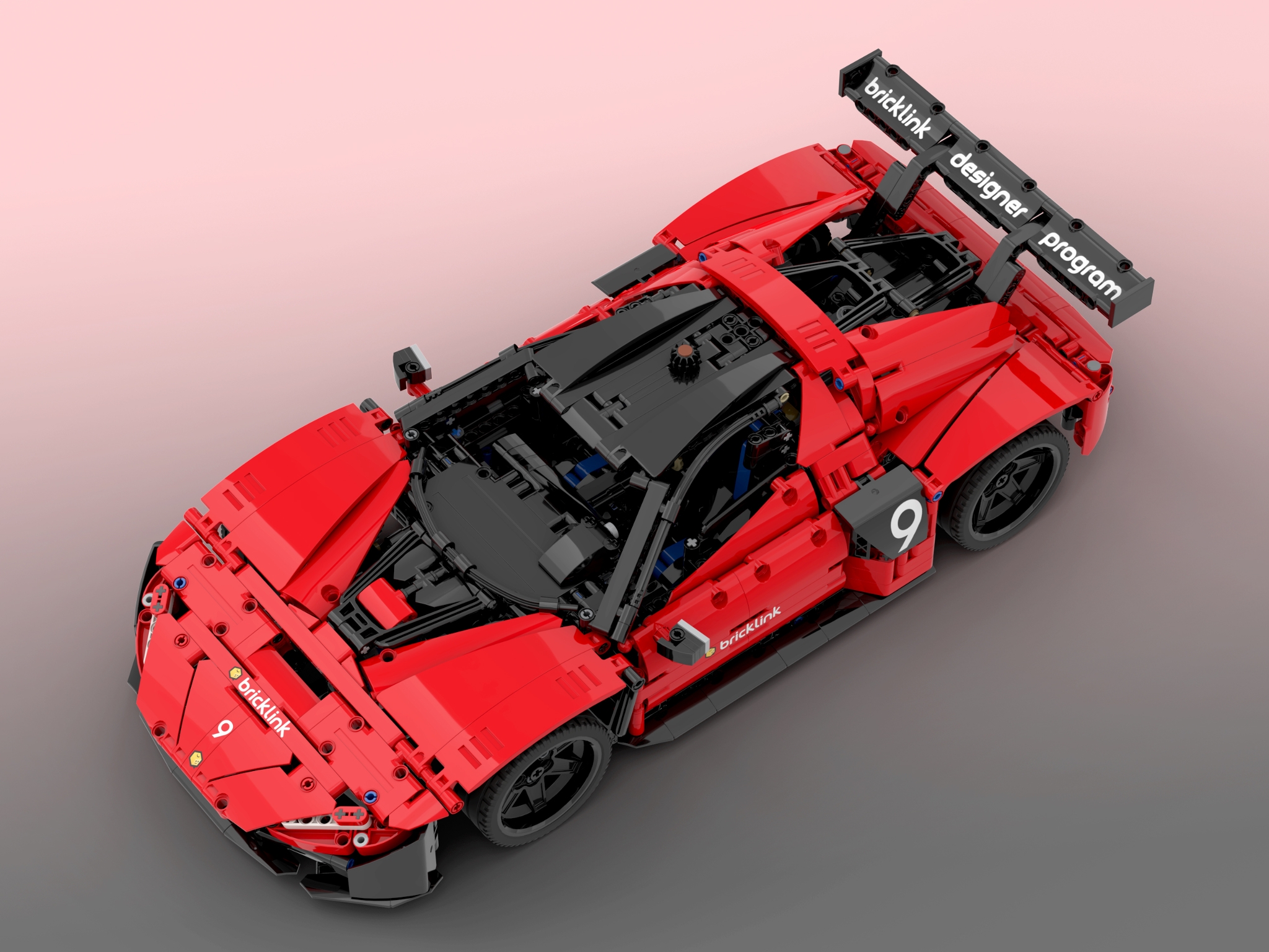 [Modern Racing Car 1:10 Scale] [BrickLink]