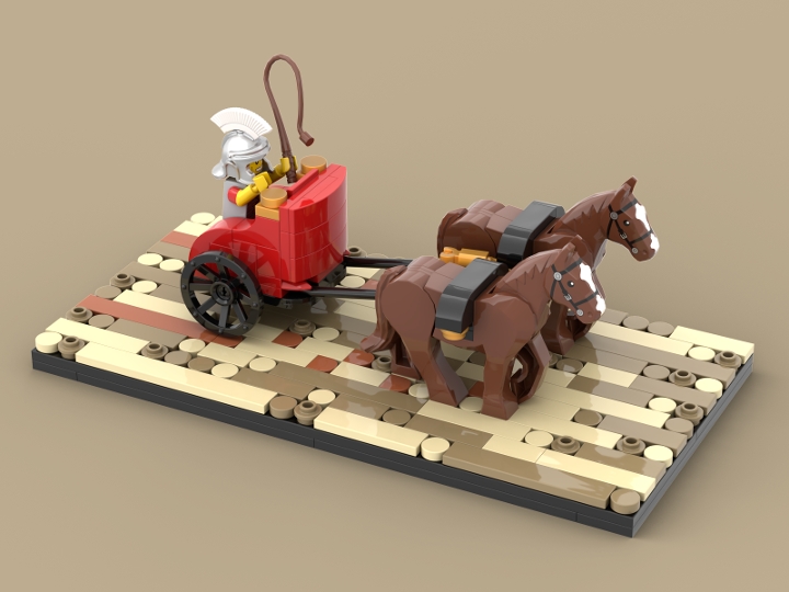 Roman Chariot from BrickLink Studio [BrickLink]