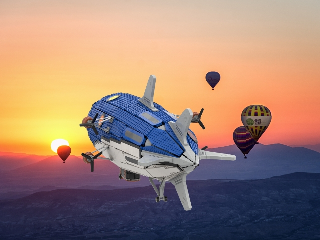 [Sharkelin - Airship of Ocean Explorers] [BrickLink]