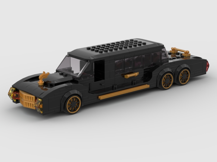Black Limousine from BrickLink Studio [BrickLink]
