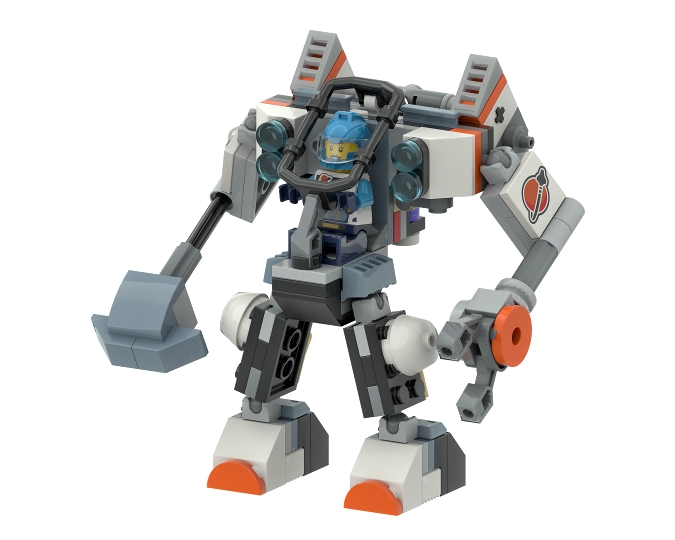 Space Mech from BrickLink Studio [BrickLink]