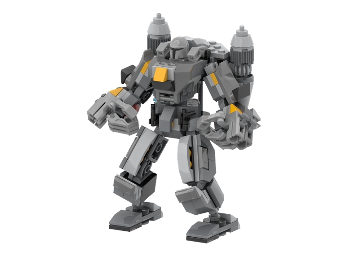 Din Djarin's Mech Armor from BrickLink Studio [BrickLink]