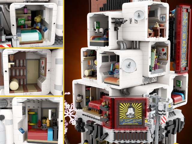 [CAPSULE TOWER HOTEL] [BrickLink]
