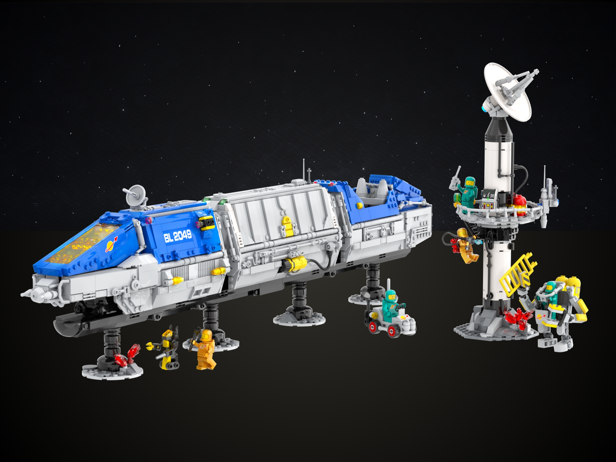 [Lunar Cargo Train] [BrickLink]