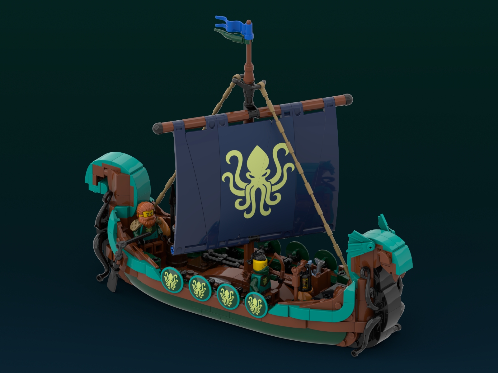 [Medieval Longship] [BrickLink]