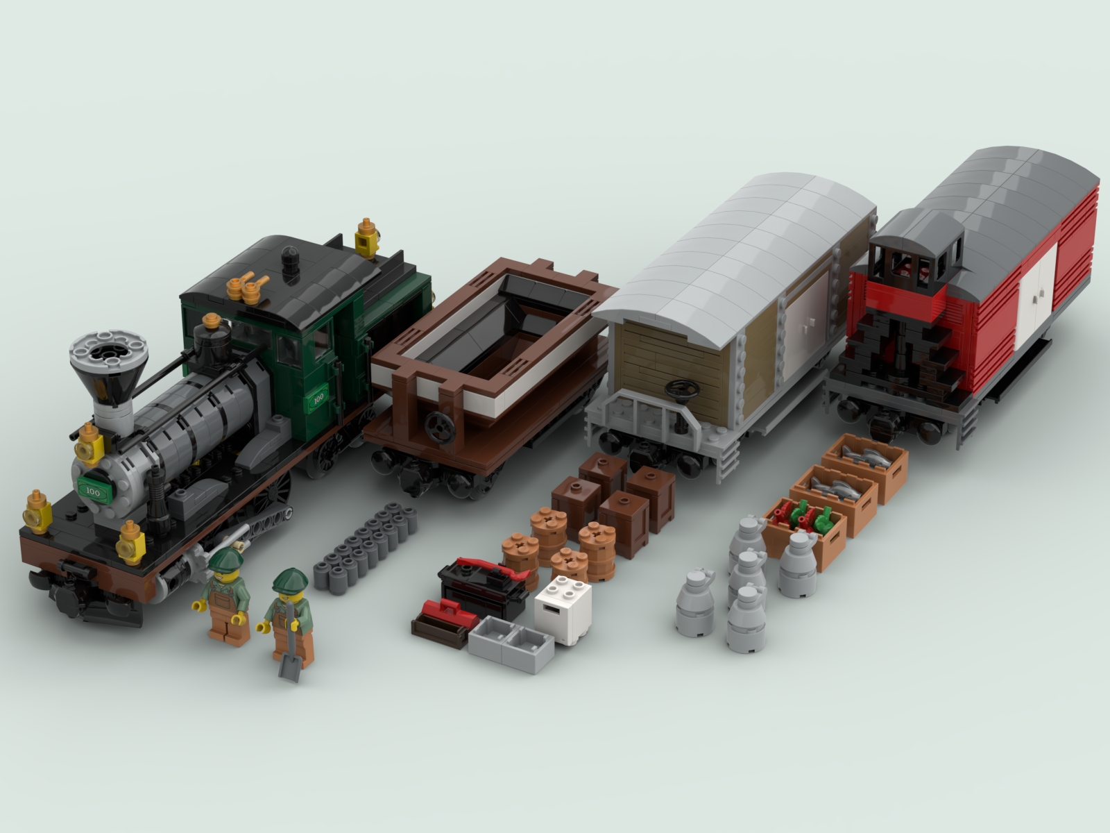 [Branchline Freight Train] [BrickLink]