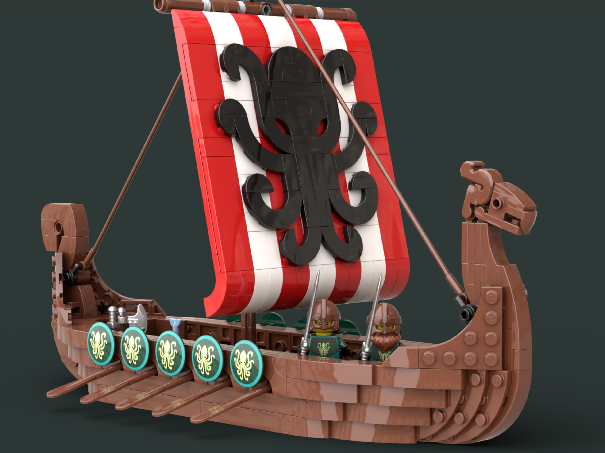 [Viking Longship] [BrickLink]