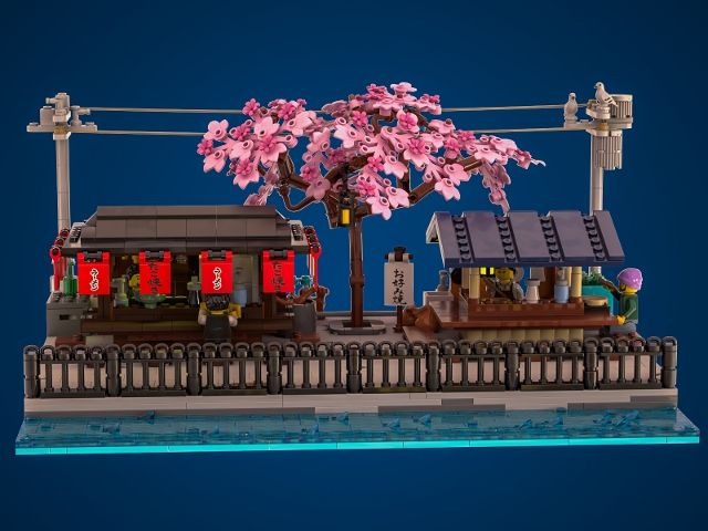 [Japanese Yatai Stalls] [BrickLink]