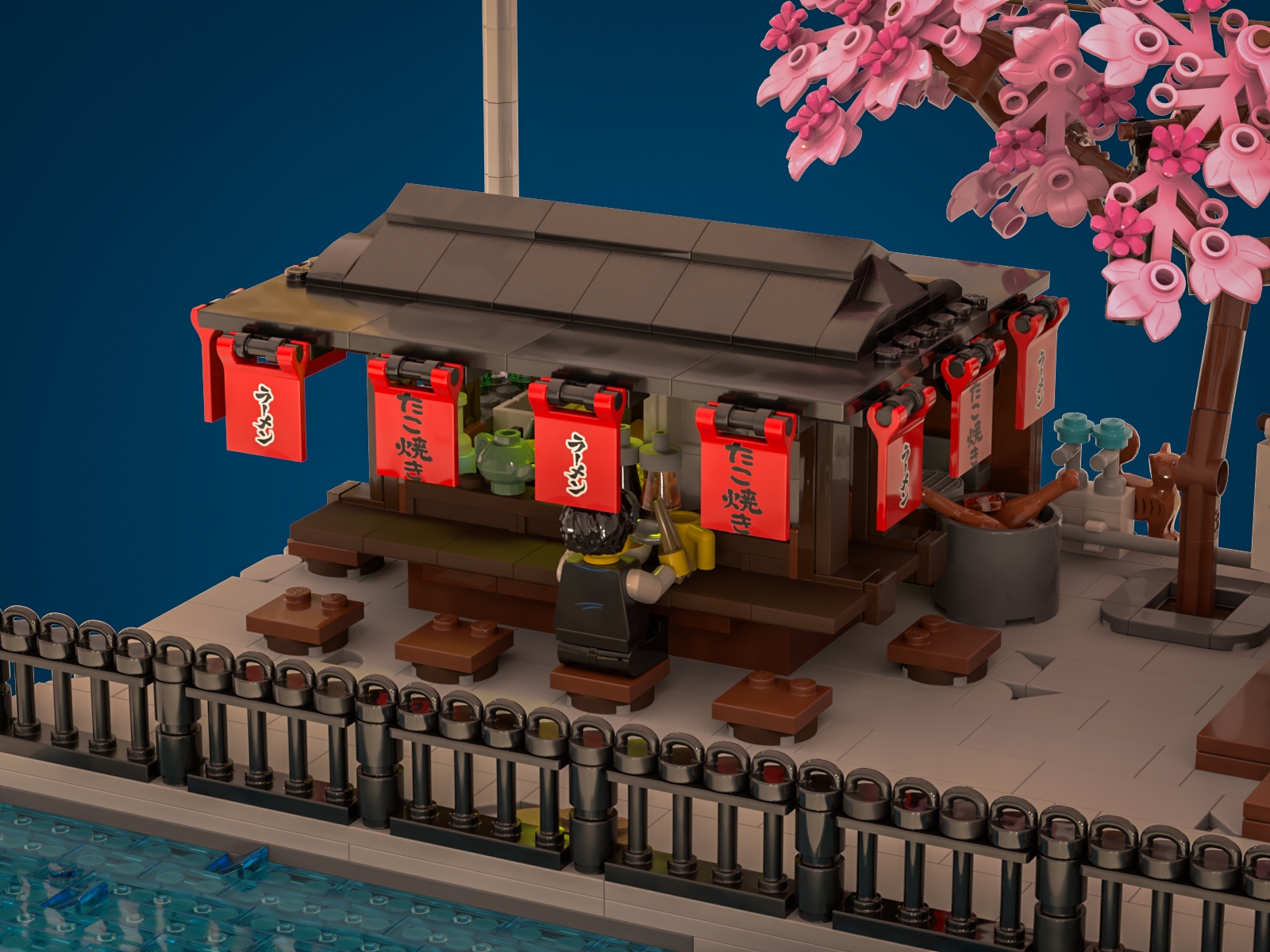 [Japanese Yatai Stalls] [BrickLink]