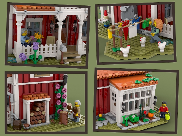 [Countryside Farmhouse] [BrickLink]
