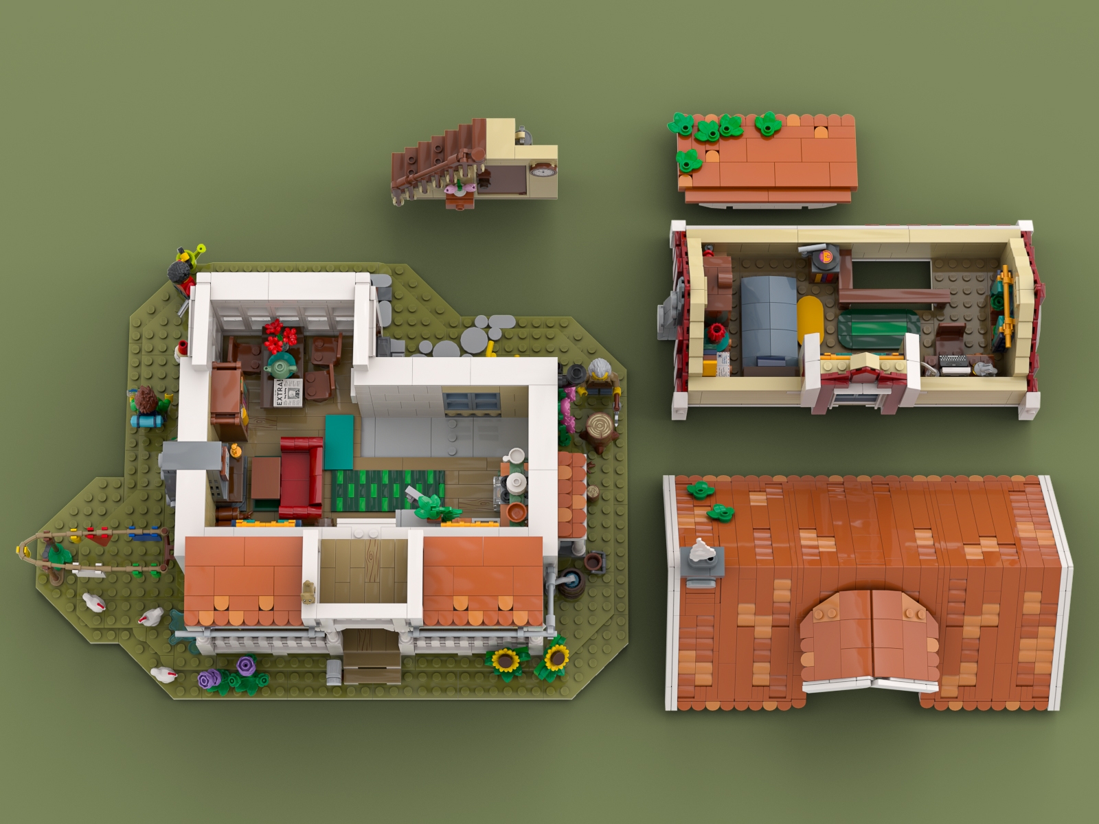 [Countryside Farmhouse] [BrickLink]