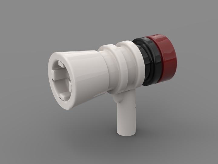 Minifig scale megaphone from BrickLink Studio [BrickLink]