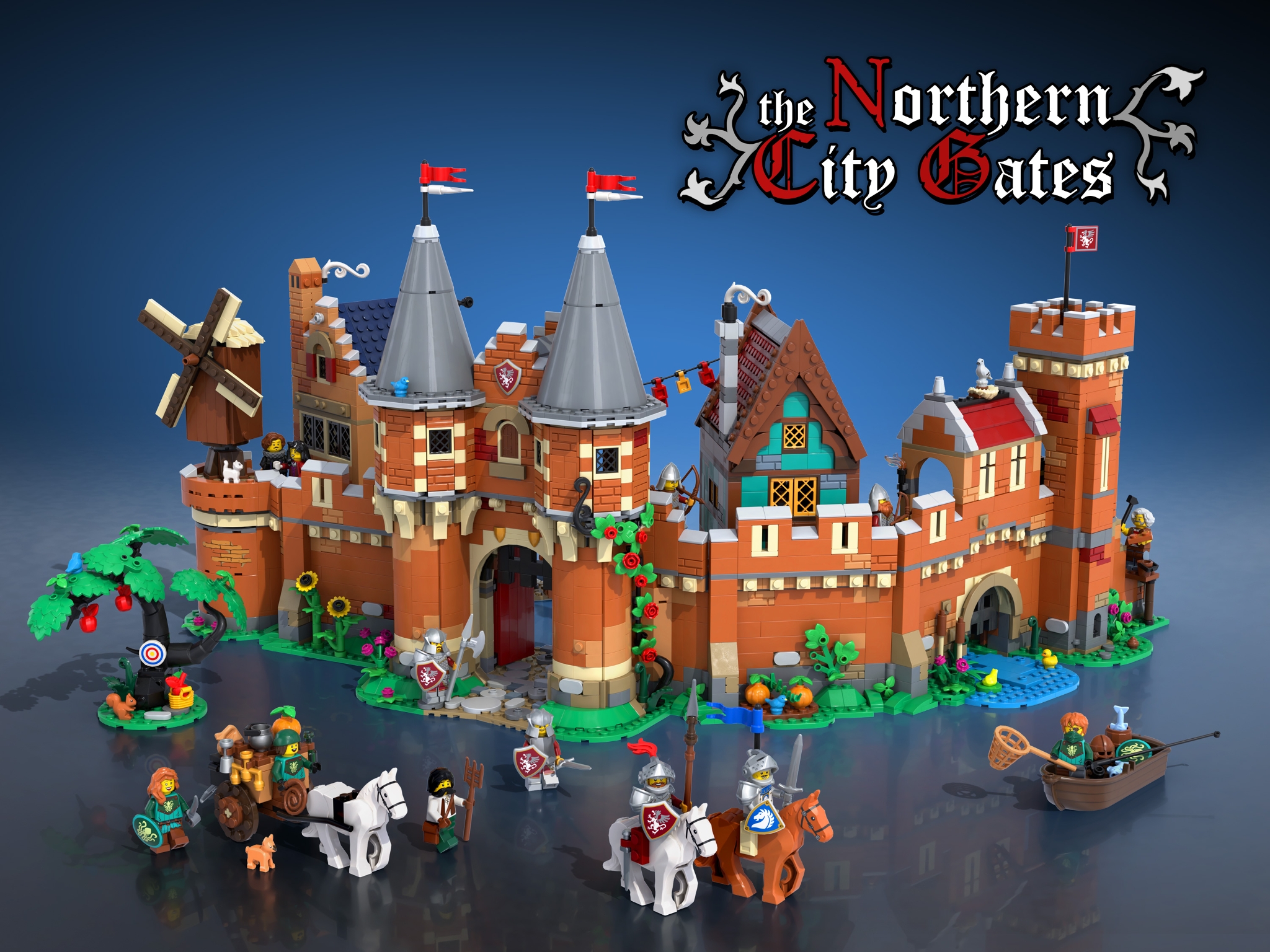 [The Northern City Gates] [BrickLink]
