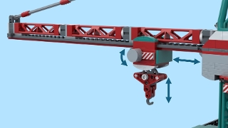 Tower Crane with Lift from BrickLink Studio [BrickLink]
