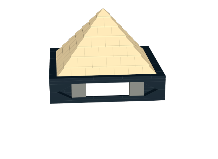 little monuments pyramid from BrickLink Studio [BrickLink]