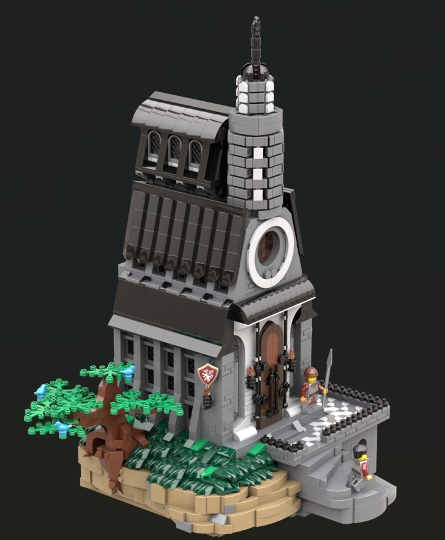 Griffin's Cathedral from BrickLink Studio [BrickLink]