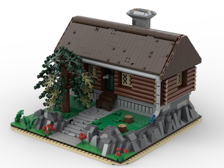 Log Cabin from BrickLink Studio [BrickLink]