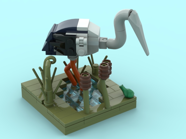 White Stork from BrickLink Studio [BrickLink]