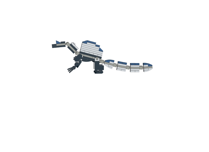 Spinosaurus from BrickLink Studio [BrickLink]