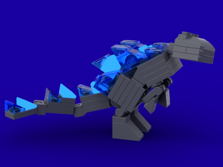 Mini Godzilla from BrickLink Studio [BrickLink]