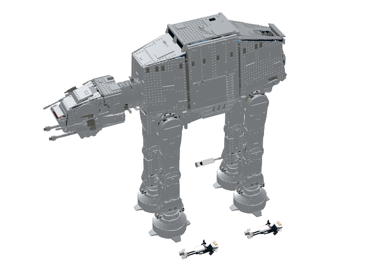 Lego Starwars AT-AT Walker from BrickLink Studio [BrickLink]