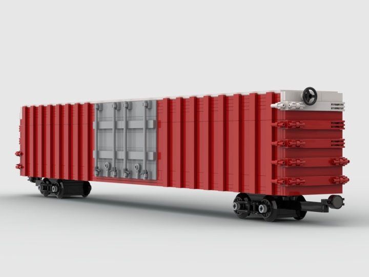 89ft Box Car from BrickLink Studio [BrickLink]