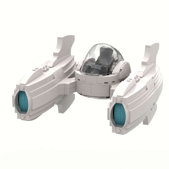 The White Comet from BrickLink Studio [BrickLink]