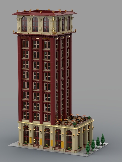 Building 015 from BrickLink Studio [BrickLink]