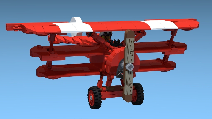 Red airplane from BrickLink Studio [BrickLink]